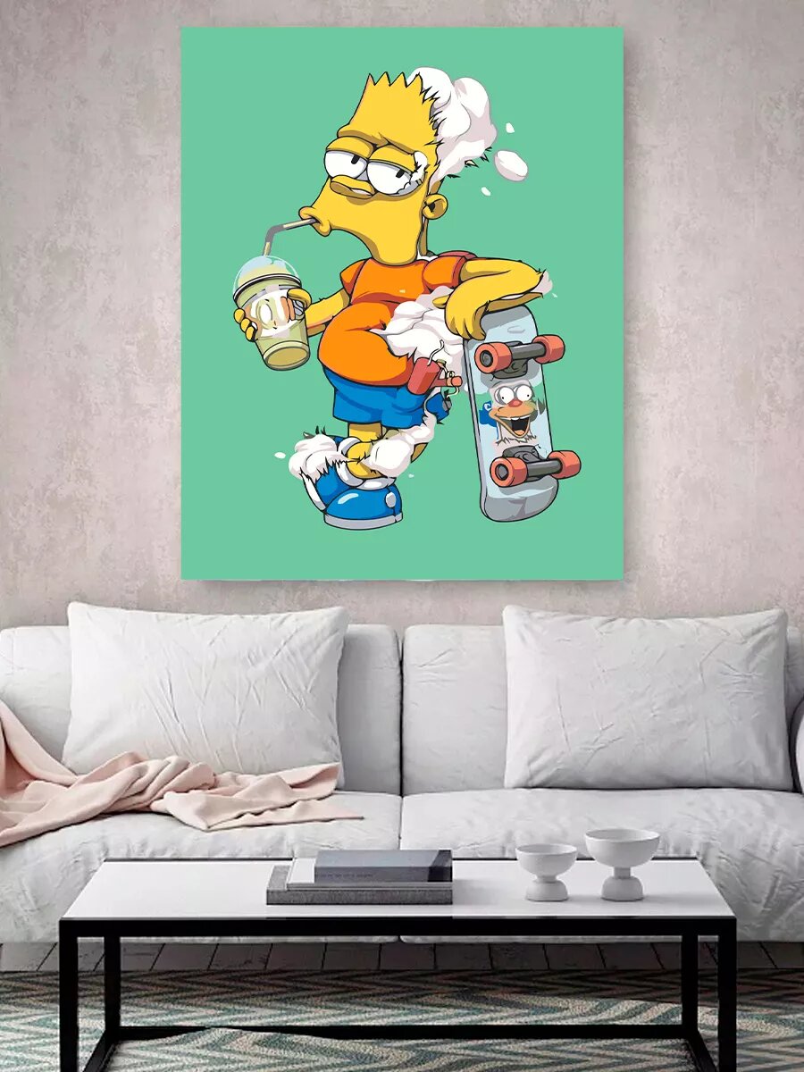 Картина по номерам Симпсоны