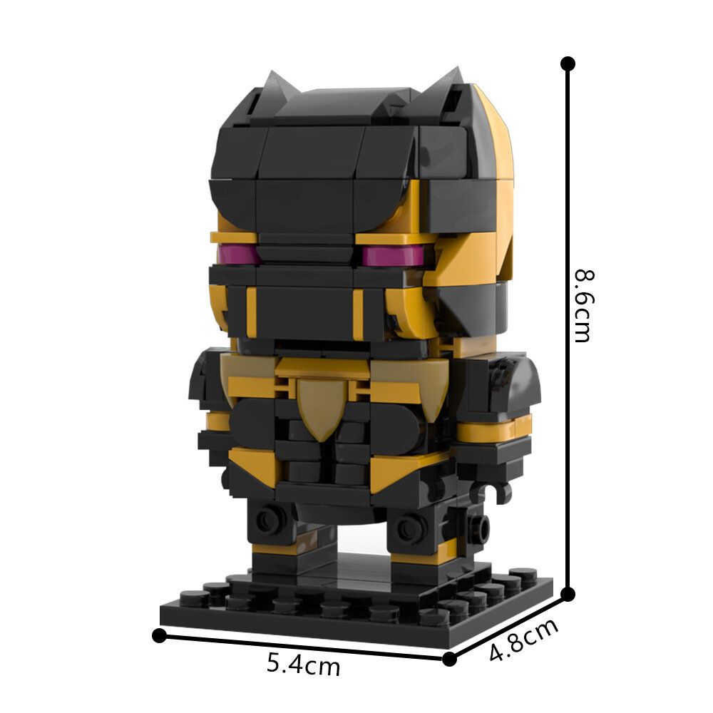 MOC-208410 Игрушечный строительный блок Marvel Black Panther Black Panther Brickheadz, трансграничный хит продаж