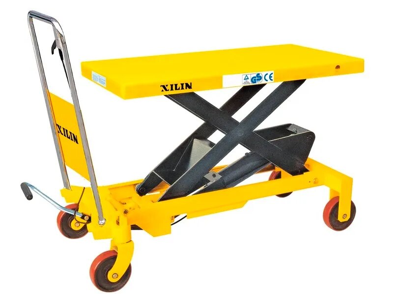 1005710 Стол подъемный передвижной 300 кг 340-900 мм (855х500 мм) XILIN SP300А