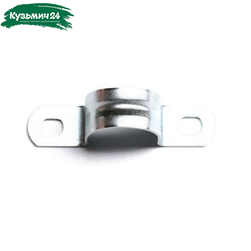 Скоба металлическая двухлапковая D19-20 мм ДКС 53355