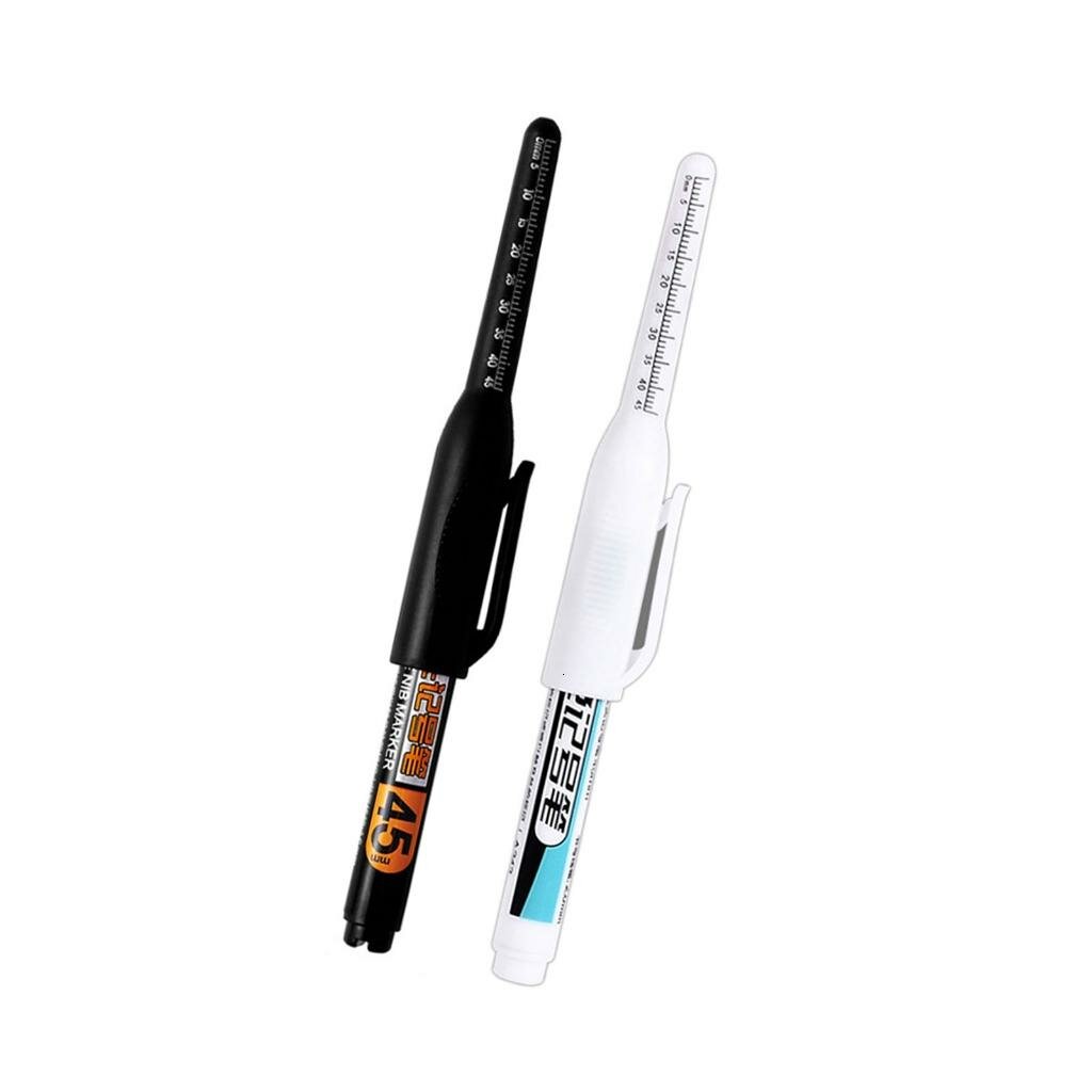 Маркер-карандаш с длинным наконечником, Черно-белый