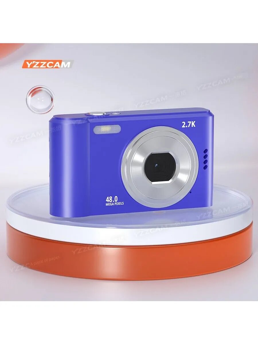 Ретро камера (48MP, фиолетово-синий-1, комплект 1)