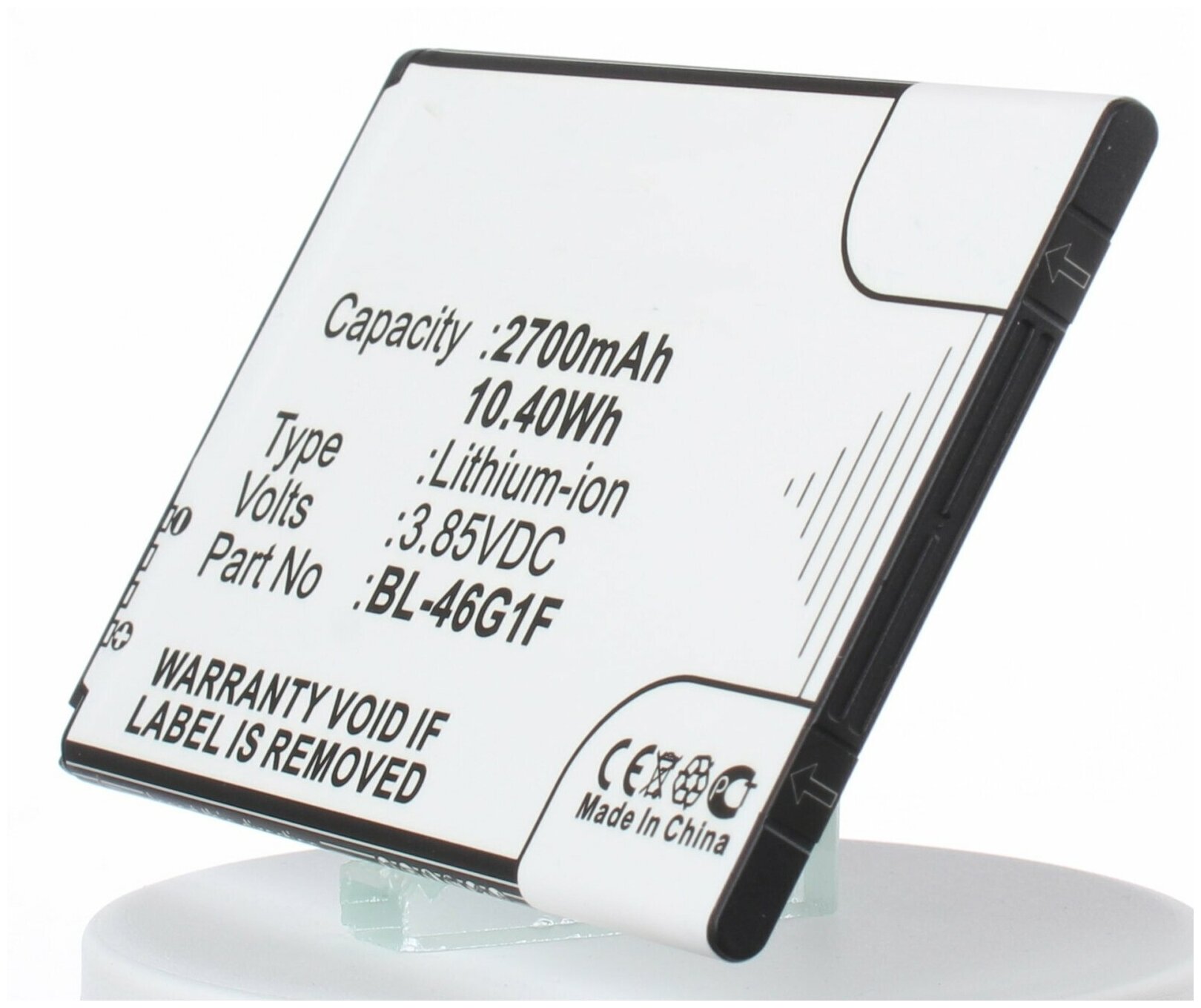 Аккумулятор iBatt iB-U1-M2156 2700mAh для LG K425, K428, K10 2017, K20 Plus, M257, M250N, TP260, VS501, K121K, K430H, Grace, Harmony,