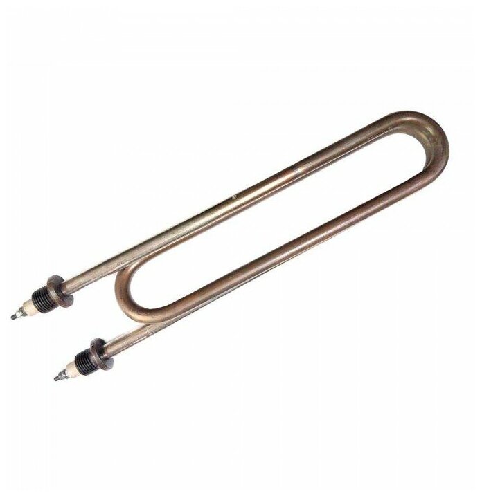 ТЭН 6000W, нерж, клеммы под гайку, L345мм, Ф7, 220V (p/n: 08.600)