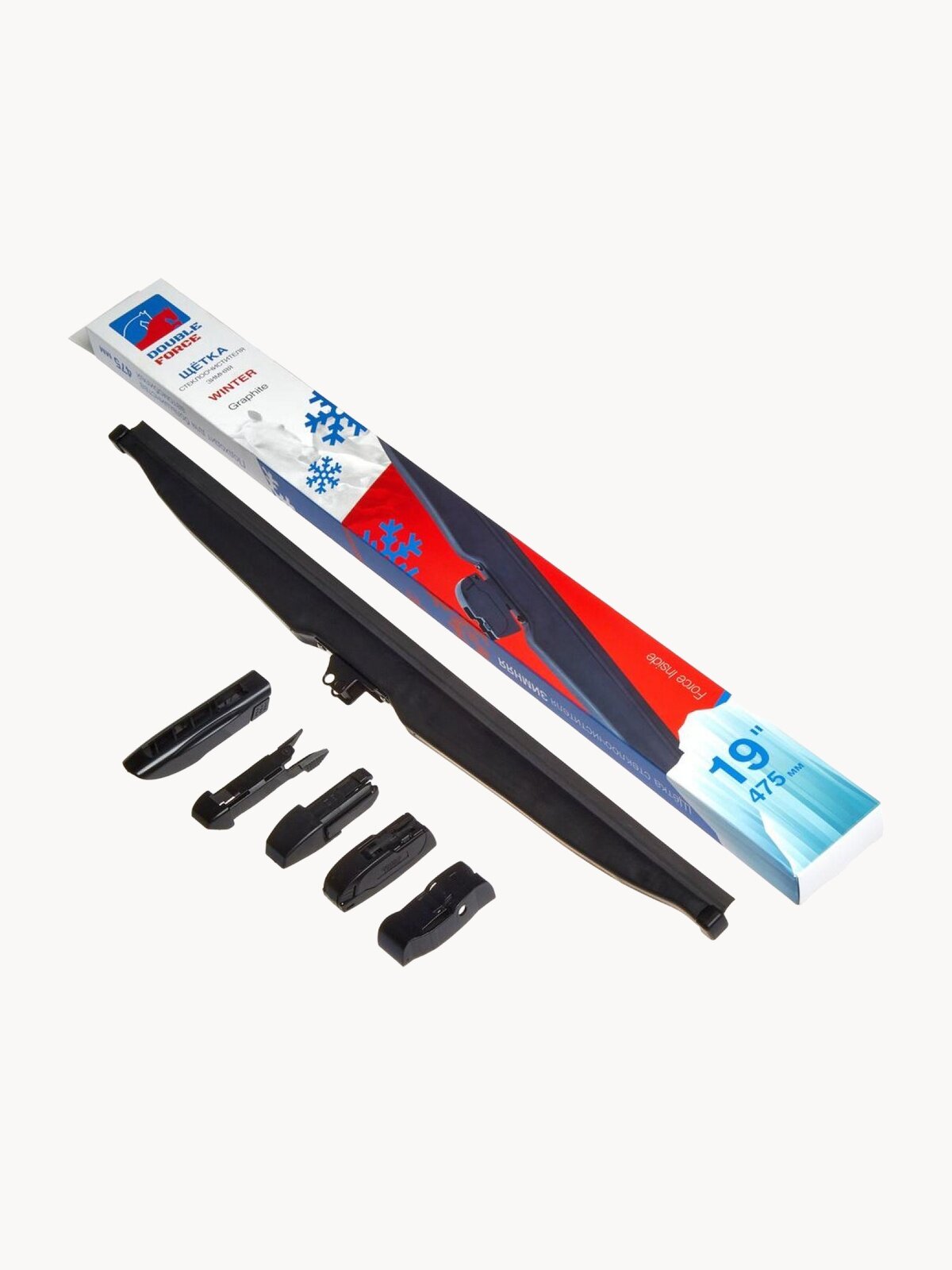 Щетка стеклоочистителя зимняя Double Force 475 мм (19") DFW19