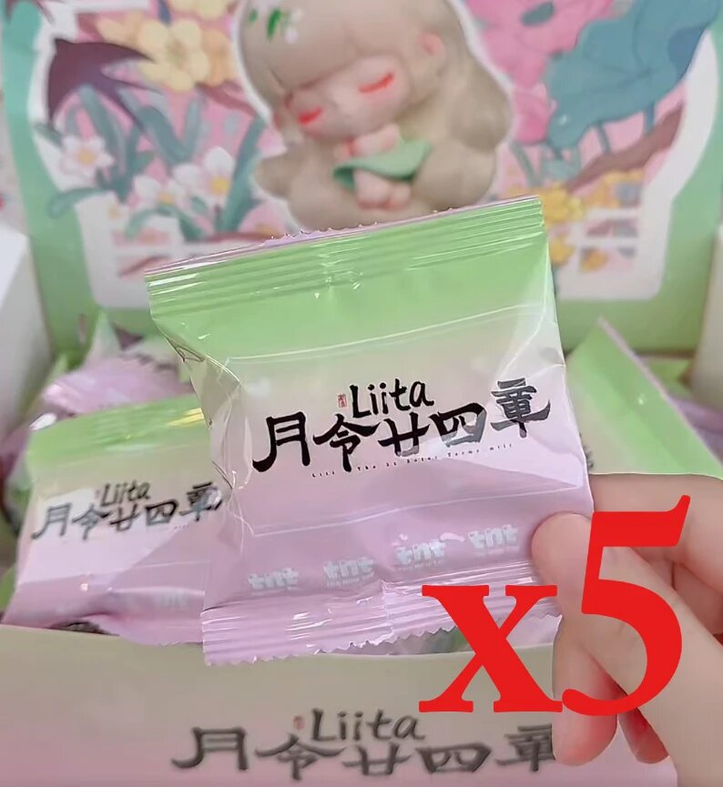 Фигурки Luo Jiujiu Лилита, 24-солнечная серия Розовый, random 5pcs