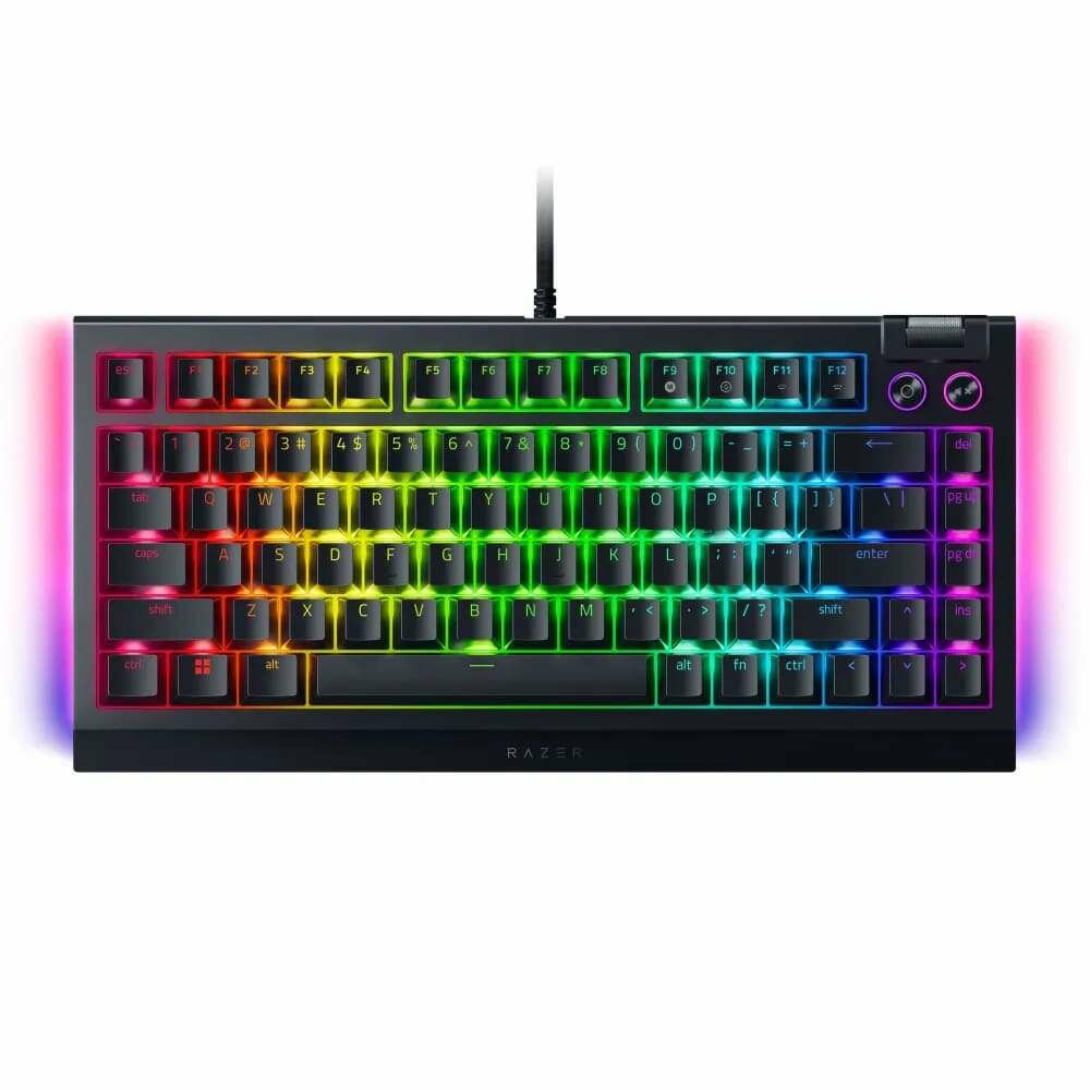Игровая клавиатура Razer BlackWidow V4 75% (черная, Английская)