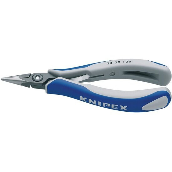 Прецизионные плоскогубцы Knipex 3422130, захватные для электроники, вороненые 135 mm