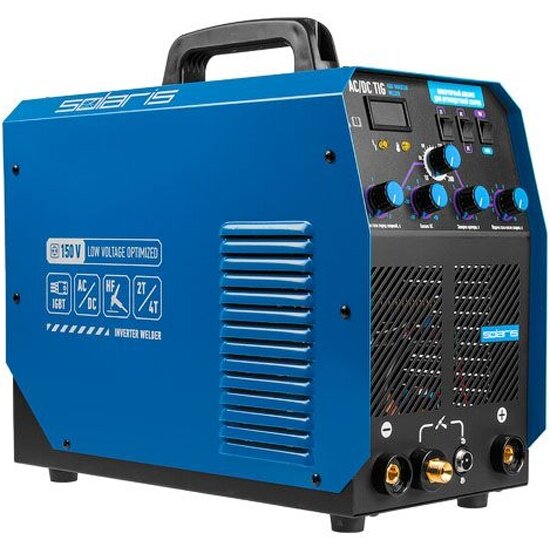 Solaris Инверторный аппарат для аргонодуговой сварки TIG-220 AC/DC (AC/DC TIG, HF, MMA, 200 A, 150 В-240 В) (TIG-220ACDC)