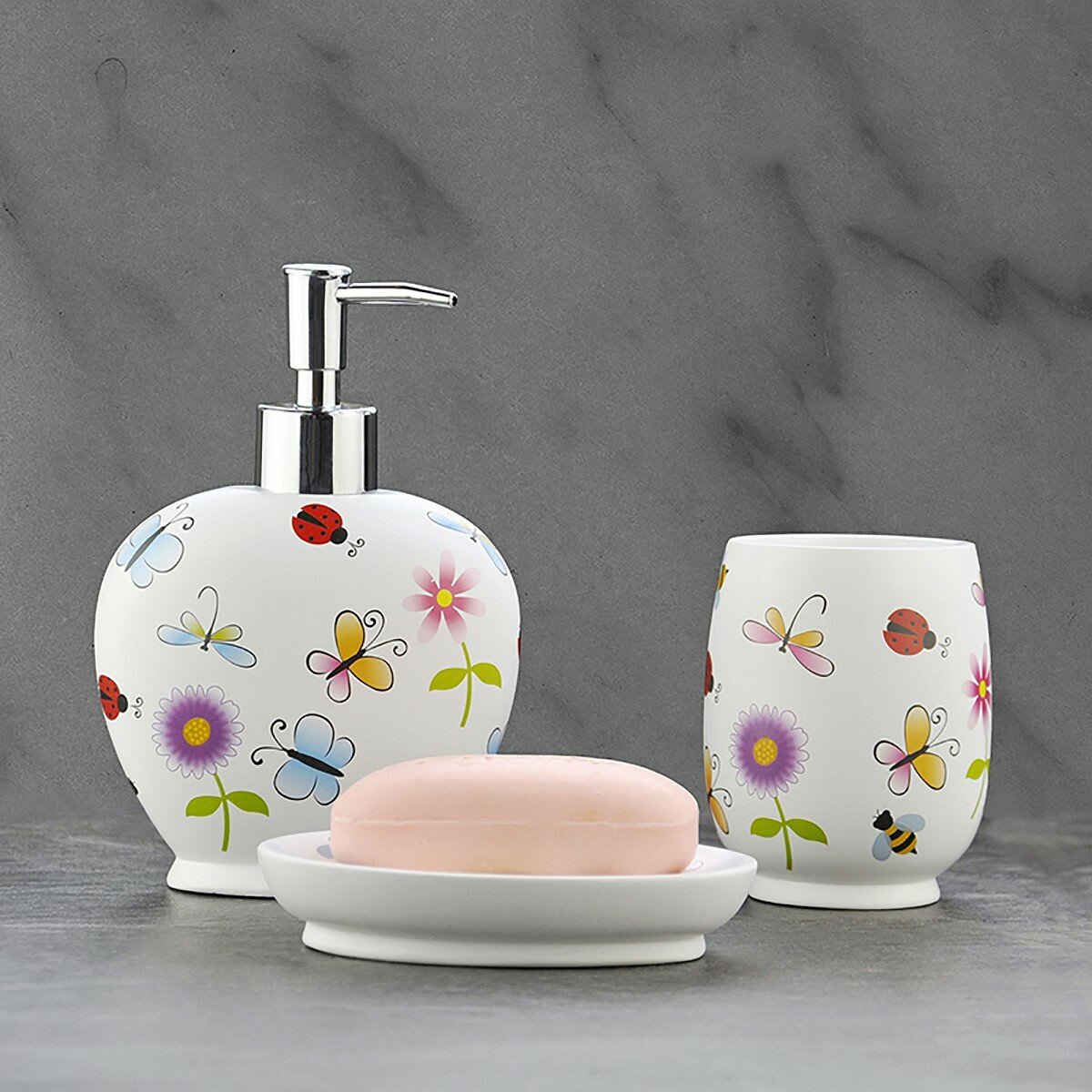 Набор детских аксессуаров Sofi De Marko , для ванной, полирезина, белый