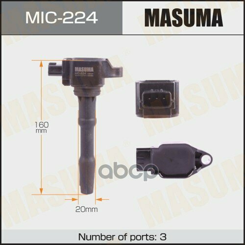 Катушка Зажигания Renault/Nissan Duster/Qashqai Masuma арт. MIC224
