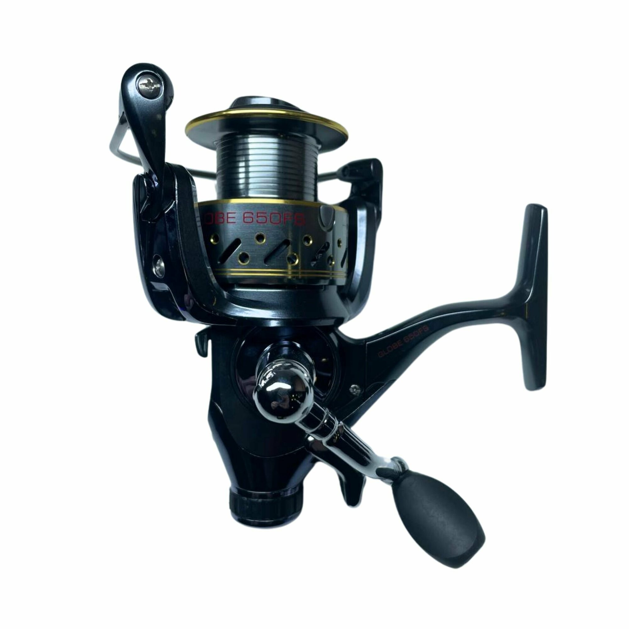 Катушка рыболовная с байтранером LIBAO 650FS 5,5:1 для ловли крупной рыбы на донные оснастки