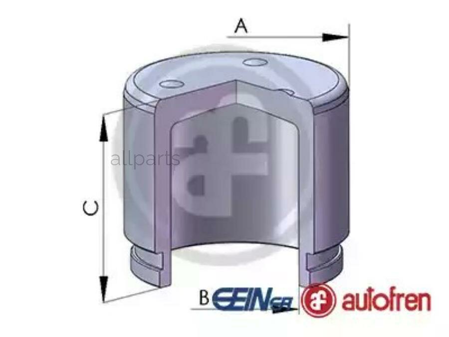 AUTOFREN D025426 Поршень тормозного суппорта Toyota Land Cruiser (J100) 98-07 / Lexus LX 98-07
