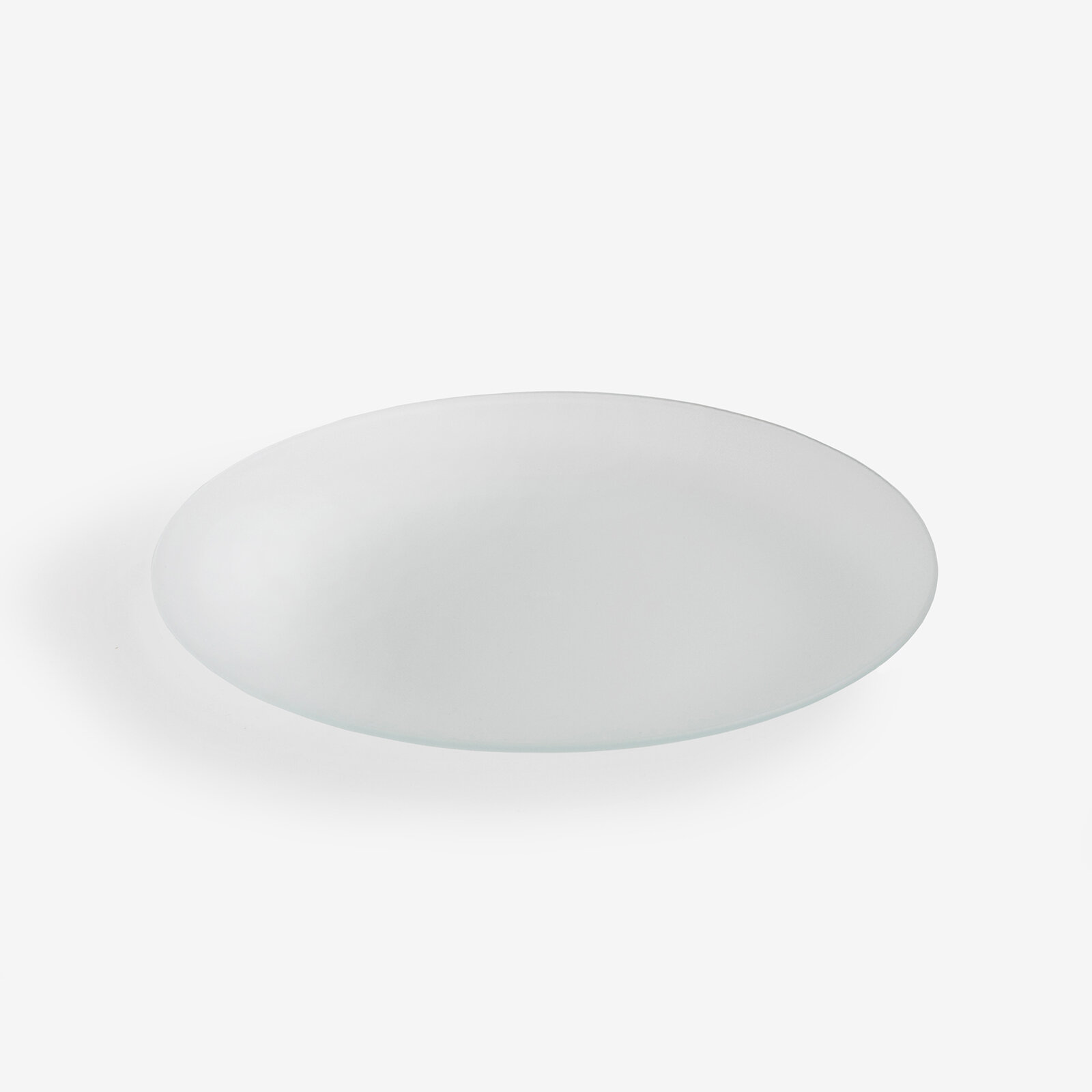 Тарелка Delo, 26 см, матовое стекло, бесцветный