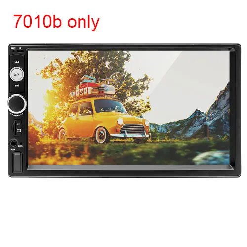 Авторадио Podofo 2 din Модели автомобилей 7-дюймовый сенсорный экран Bluetooth Автомобильный радиоплеер 2DIN Автомобильное аудио AUX FM Поддержка камеры заднего вида 7010b only