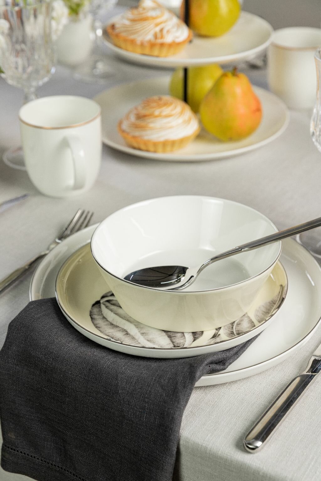 Салатник Valerie Concept, фарфор, 535 мл в подарочной упаковке