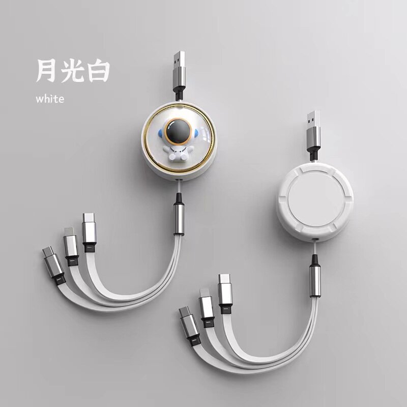 Космическая капсула года Дракона, кабель для передачи данных «три в одном», индивидуальный узор, логотип, рекламный