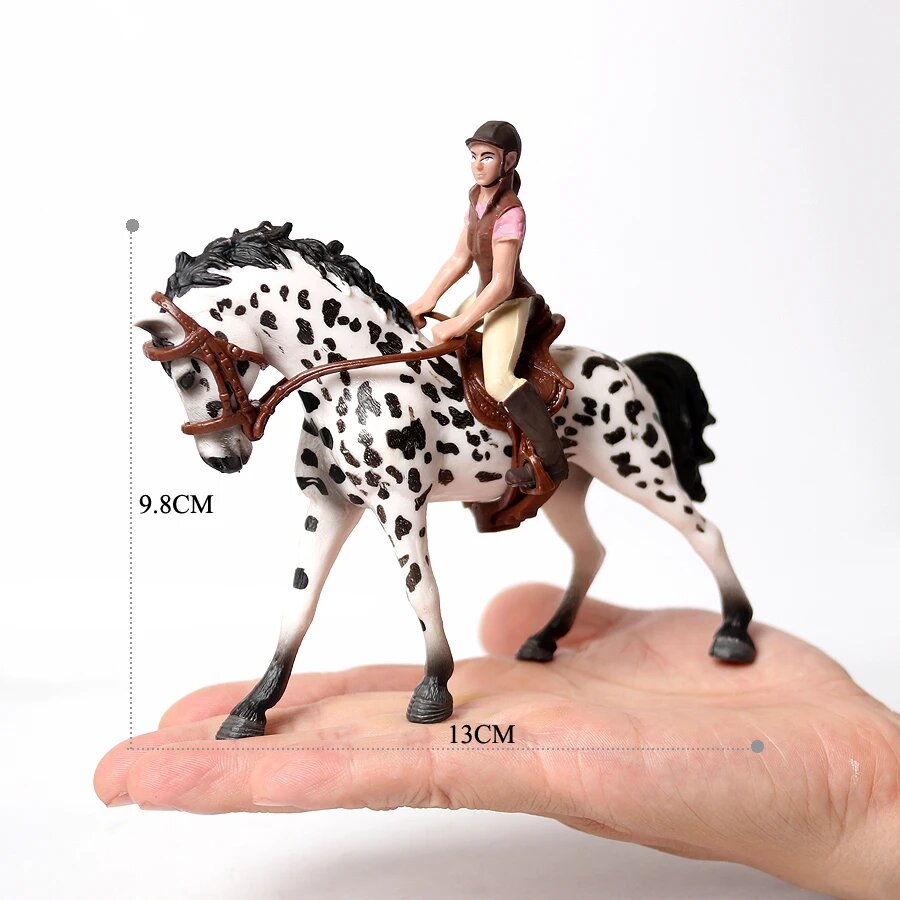 Лошадь с всадником, Playset NO.35, коричневый