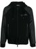 Куртка DSQUARED2 Logo-print hooded jacket, размер M, black/black
