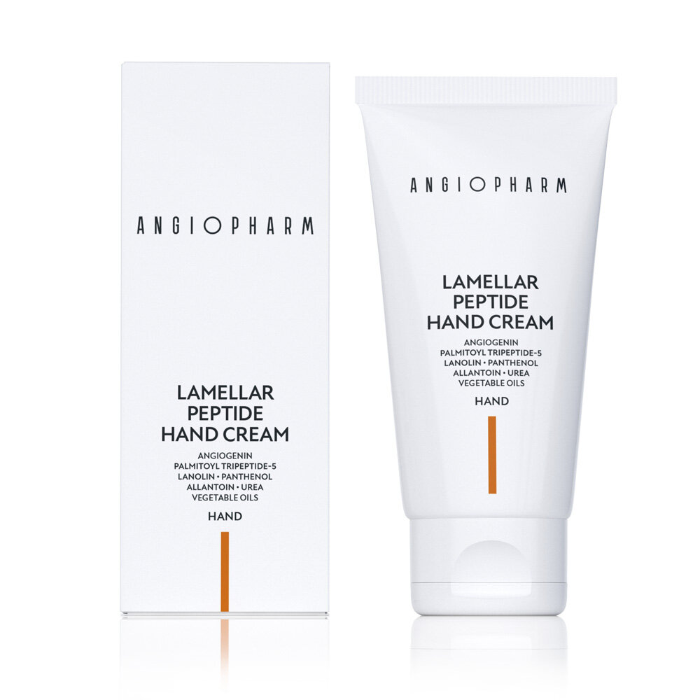 Ламеллярный крем для рук с пептидами Angiopharm Lamellar Peptide Hand Cream 50мл