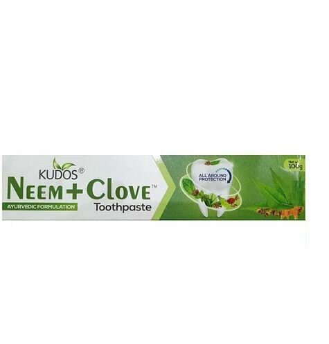 Kudos Натуральная зубная паста Ним + Гвоздика Кудос NEEM+CLOVE 100 г