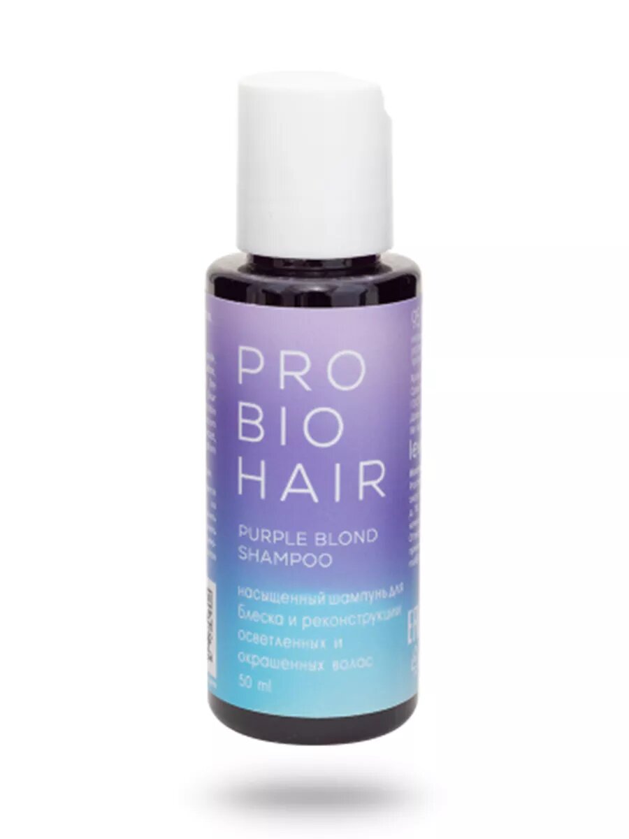 Шампунь для волос PRO BIO HAIR PUR PLE BLOND SHAMPOO, 50 мл
