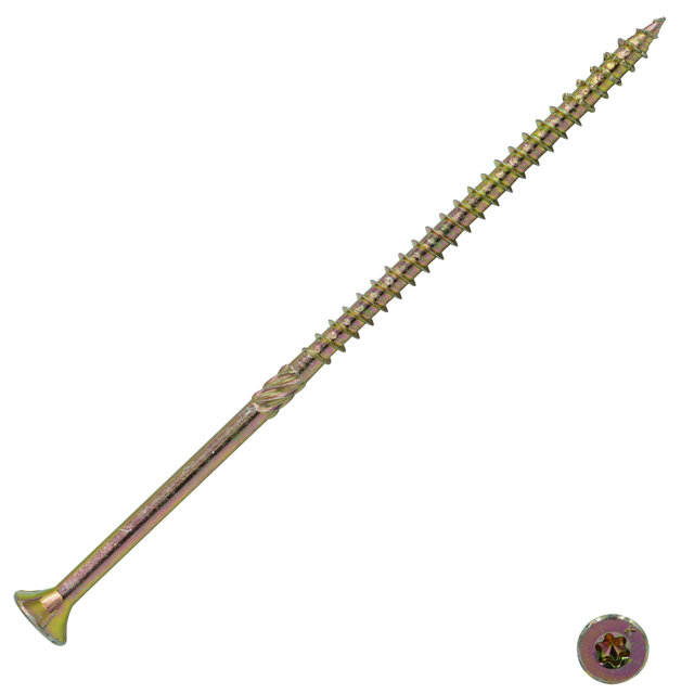 Шуруп конструкционный для дерева 6,0х120мм TORX30 5шт