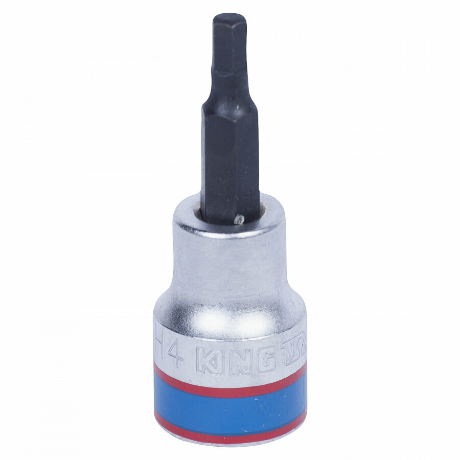 Насадка (бита) торцевая 3/8", HEX, 4 мм, L = 50 мм KING TONY 302504