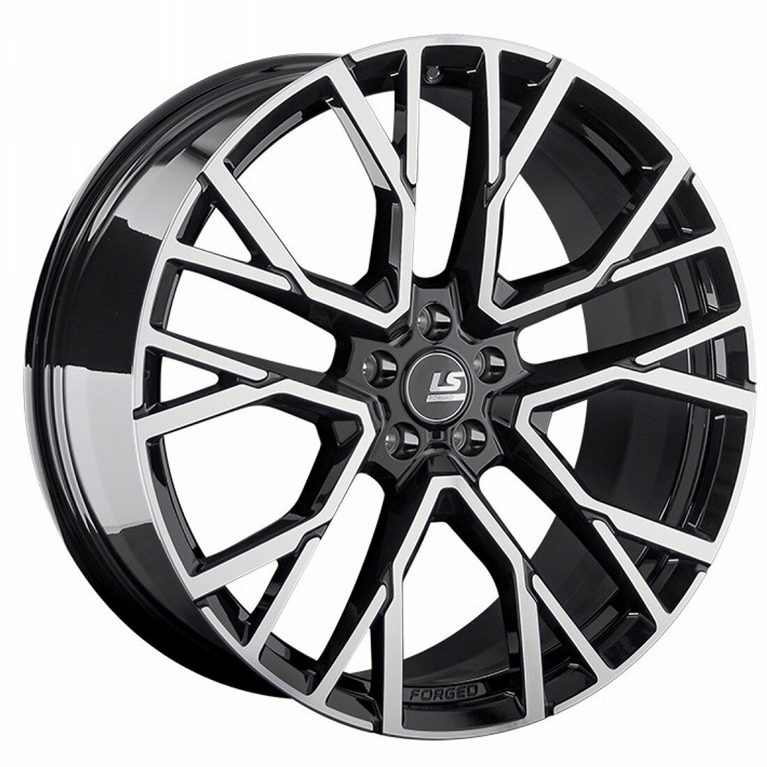 Колесный диск LS Forged LS FG07 9,5x21 5x112 ET31 66,6 BKF кованый для автомобиля