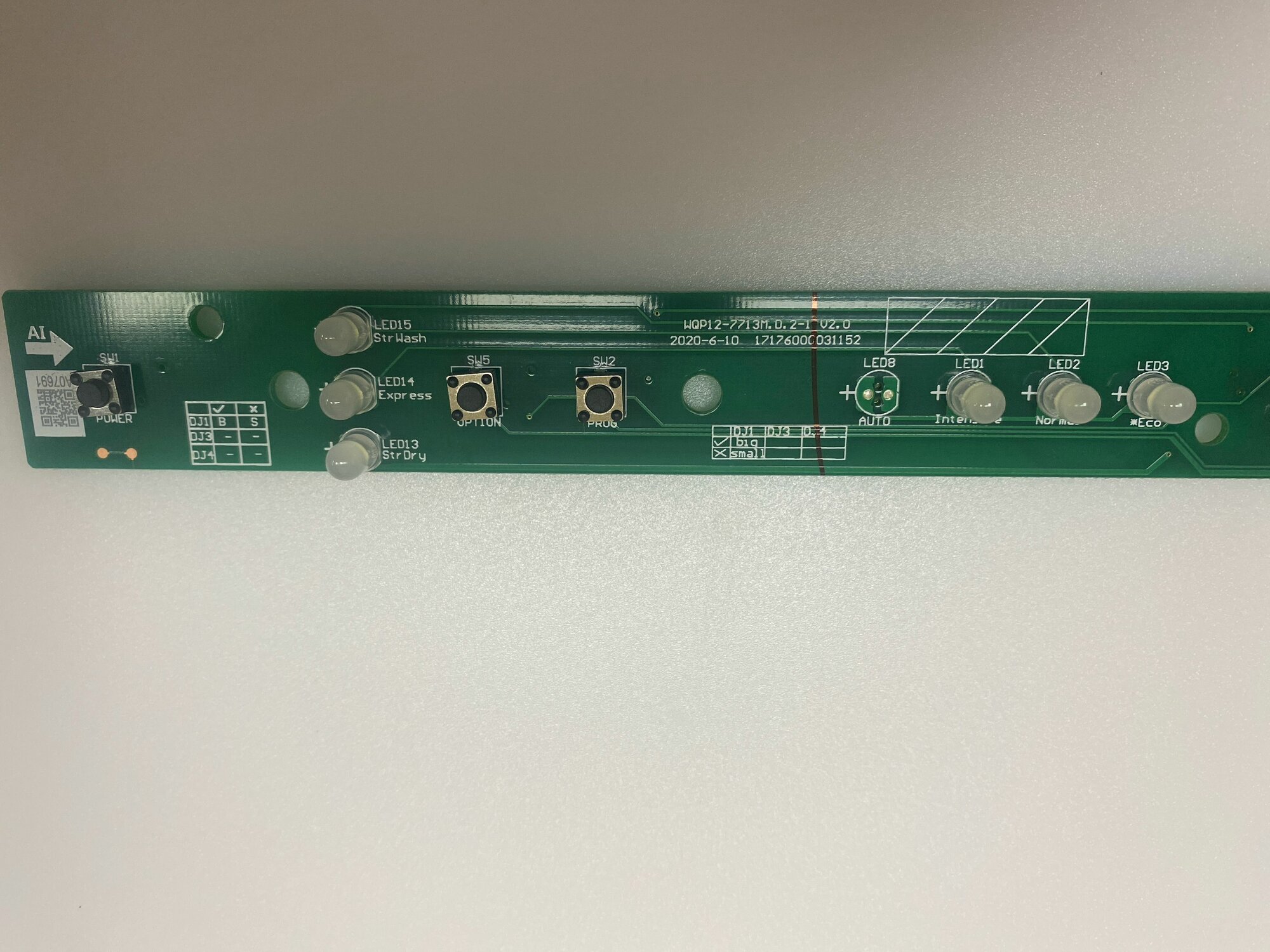 Панель управления и индикации, для ПММ Midea MID 45S430i