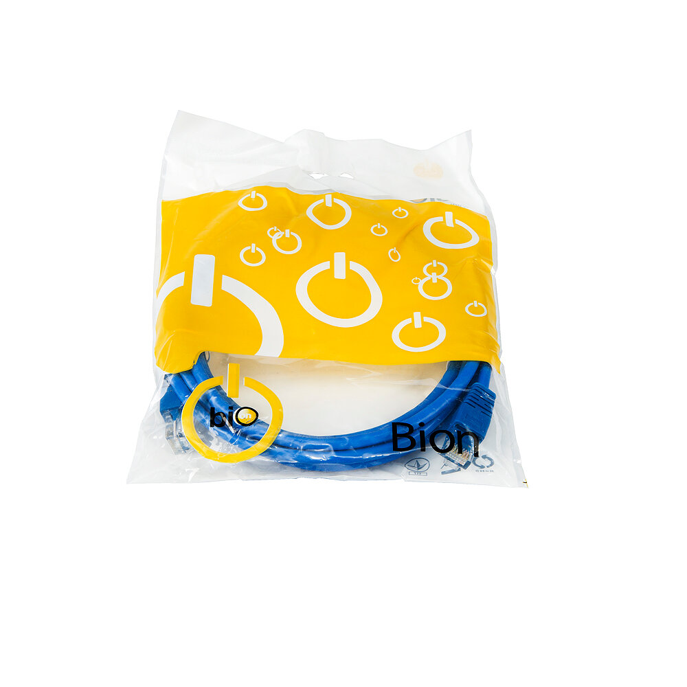 Патч-корд интернет кабель Bion кат.5e 3м