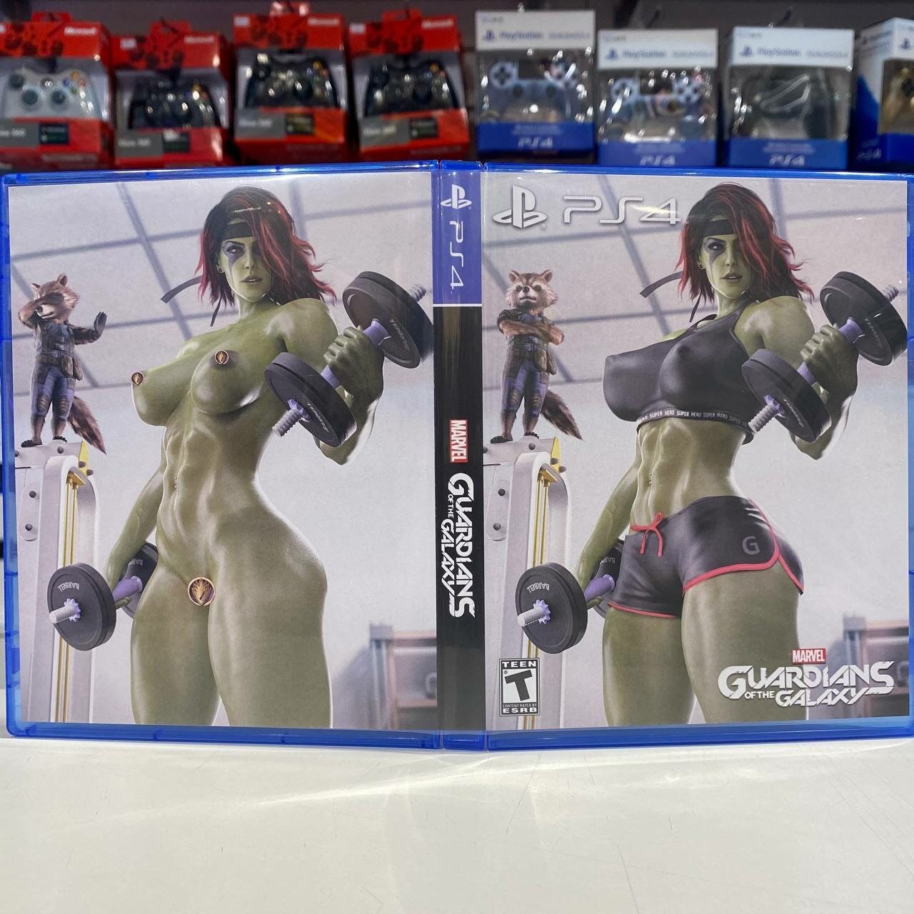 Эксклюзивная обложка PS4 для Marvel’s Guardians of the Galaxy/ Cтражи Галактики №23