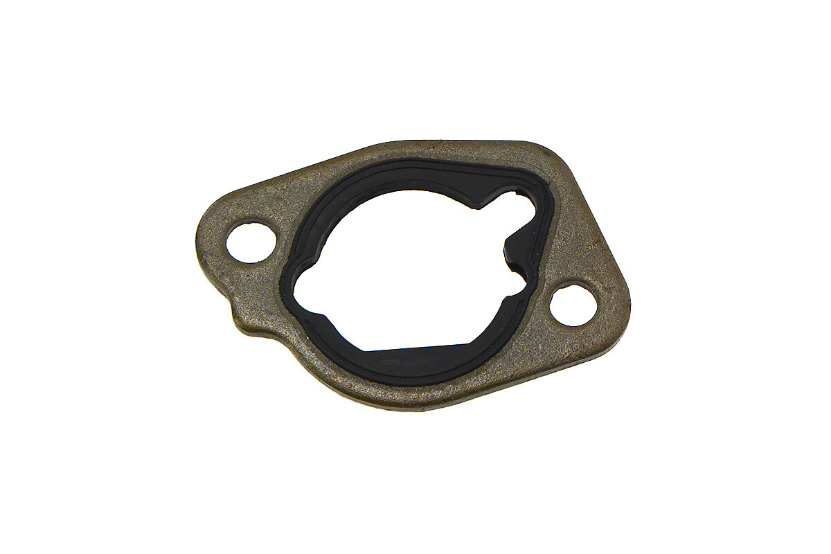 Прокладка карбюратора стальная обрезиненная подходит для мотопомпы ЗУБР ЗБМП-1000, ЗБМП-600