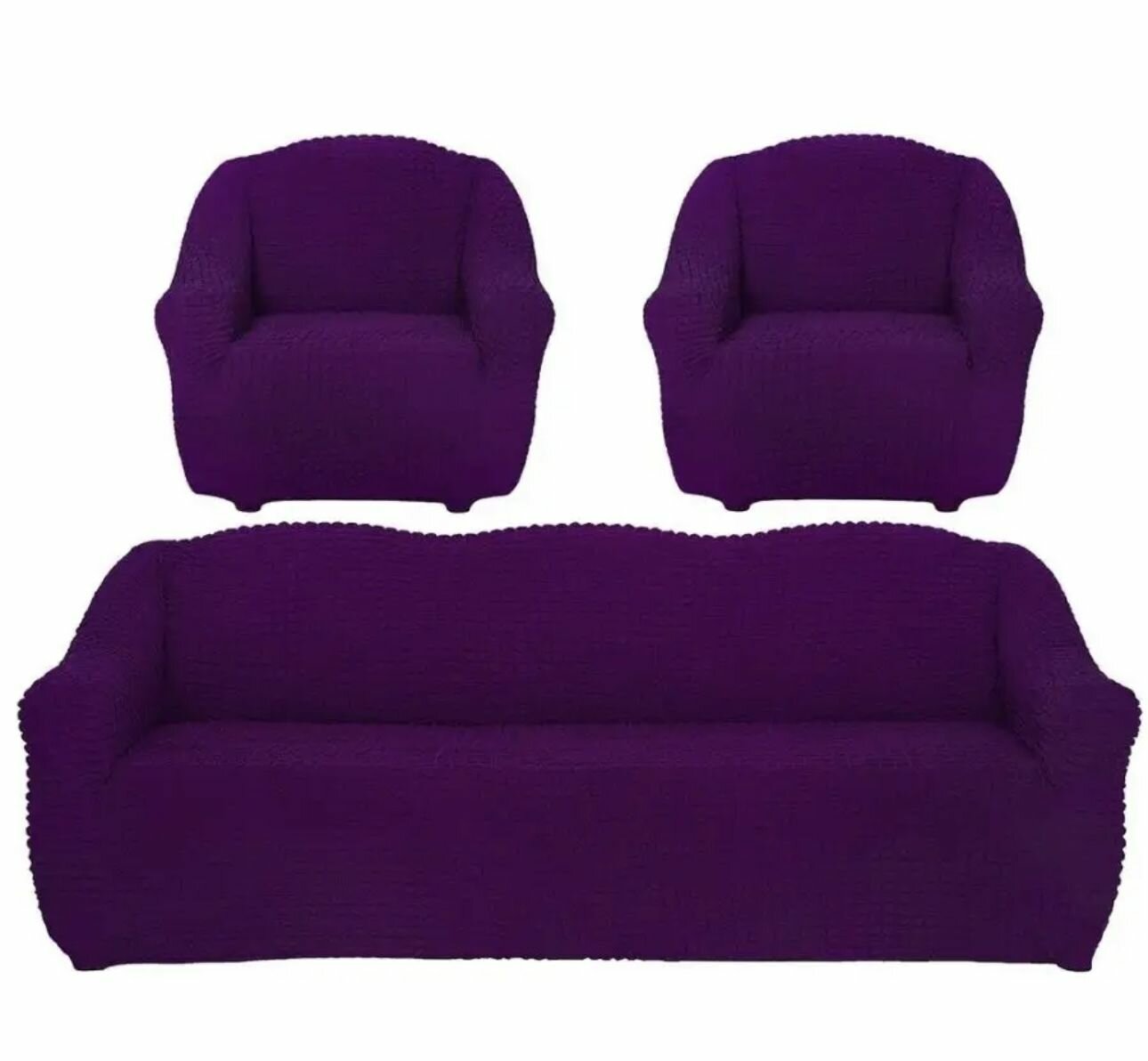 Чехол на диван и 2 кресла без оборки