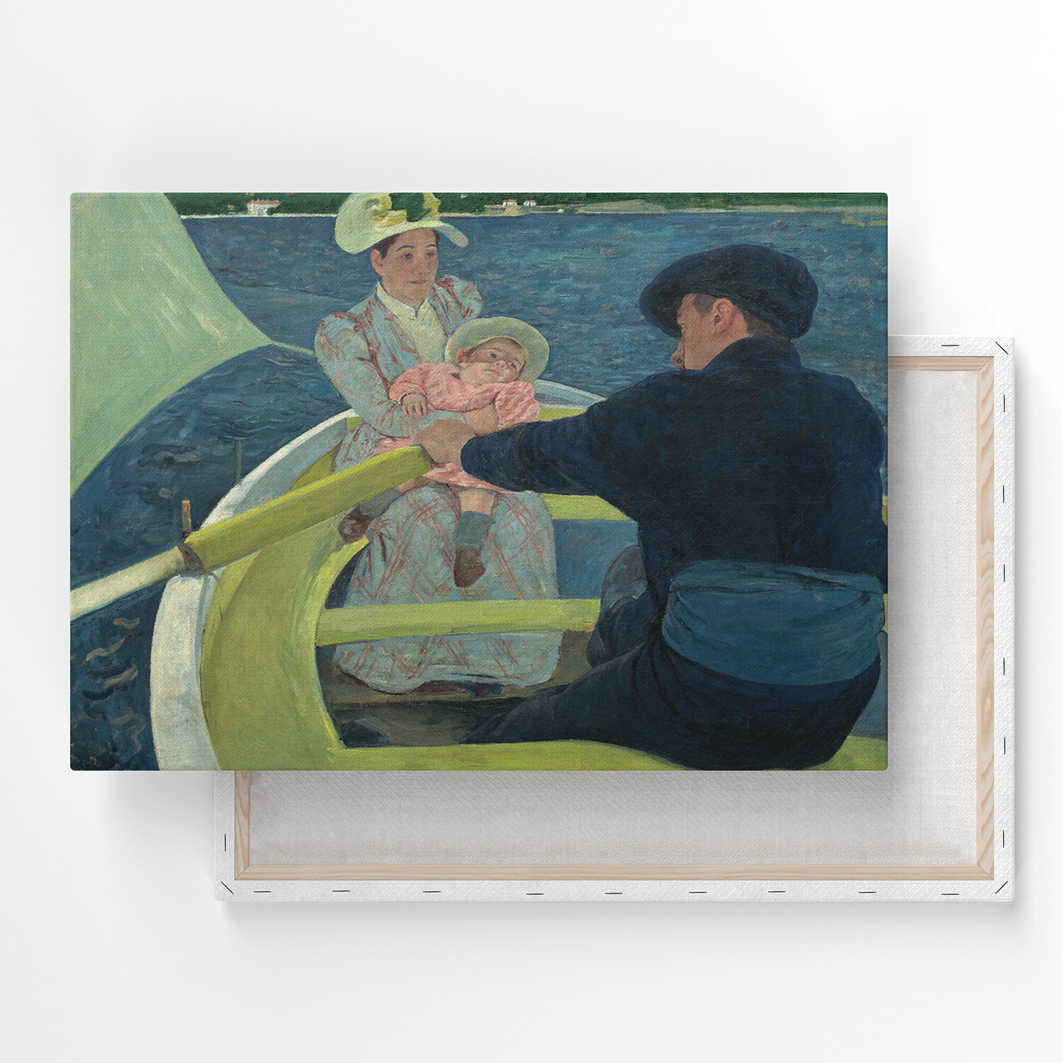 Картина на холсте, репродукция / Мэри Стивенсон Кэссетт - The Boating Party / Размер 60 x 80 см
