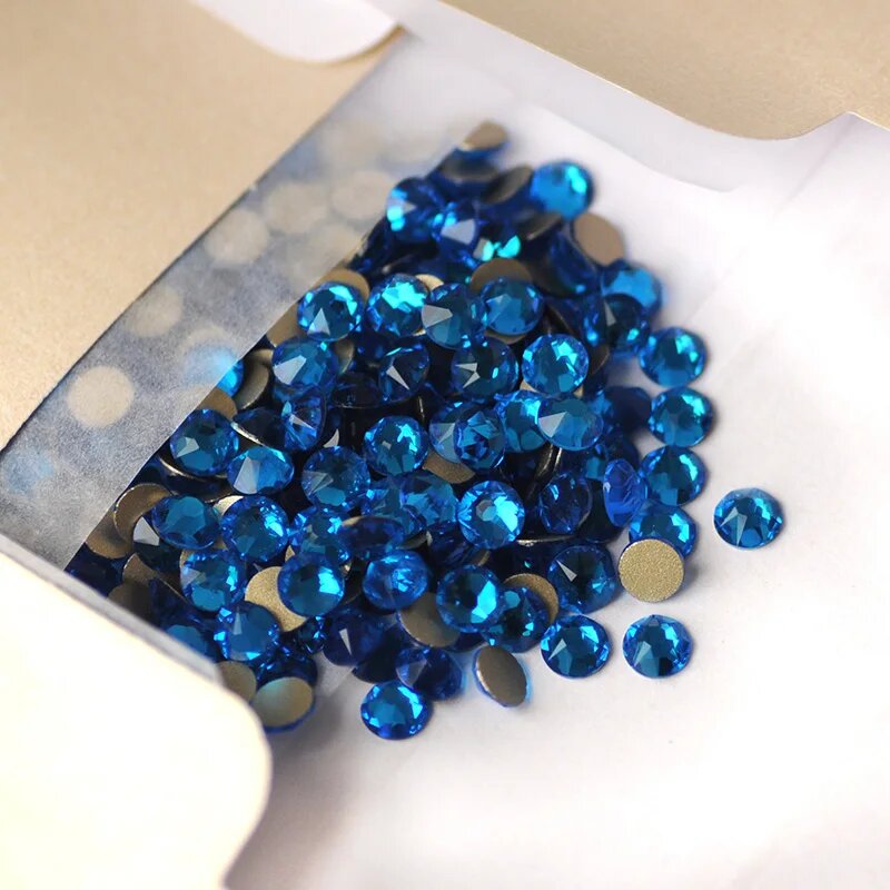 Стразы синие Capri Blue Pubrilex 2088NOHF