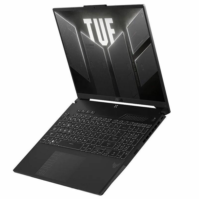 16" Ноутбук Asus TUF Gaming F16 FX607JV-N3144 (90NR0HV6-M008D0) серый - 1920x1200, IPS, Intel Core i7-13650HX, ядра: 14 x 2,6 ГГц, 16 ГБ, SSD 1024 ГБ, NVIDIA GeForce RTX 4060 (8 ГБ), Windows 10 Pro