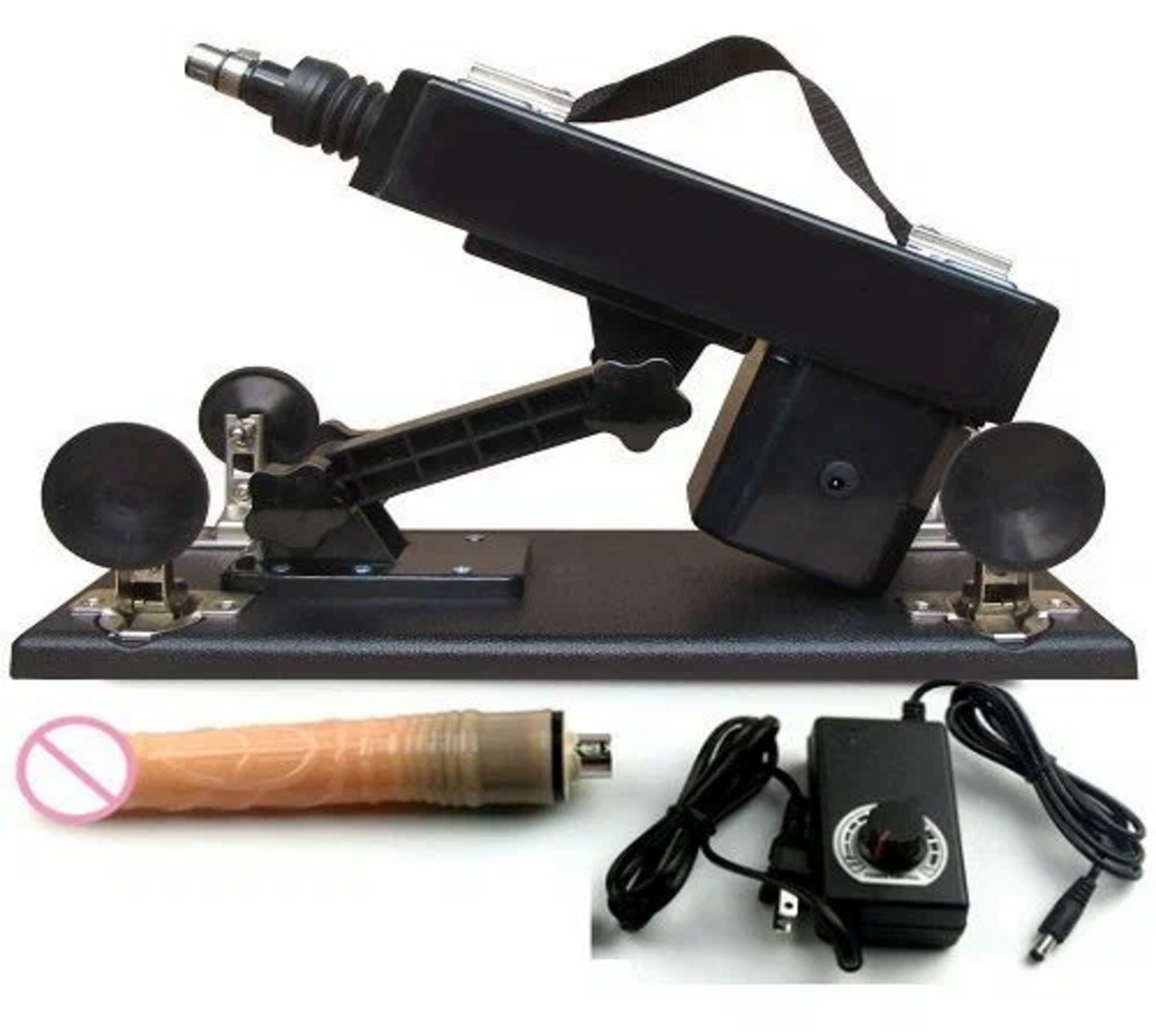 Секс-машина Hui Qian Toys "Sex Machine Gun", чёрная, 18x37x20 см