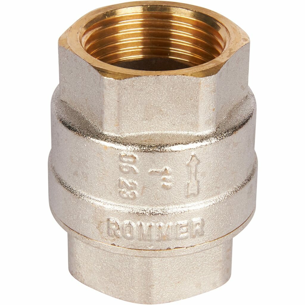 ROMMER 1" Клапан обратный пружинный муфтовый с металлическим седлом