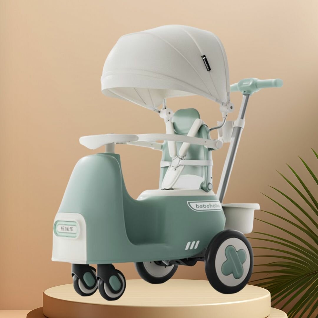 Детская коляска-качалка 2-в-1, детская качалка-баунсер, для прогулок и домашнего использования