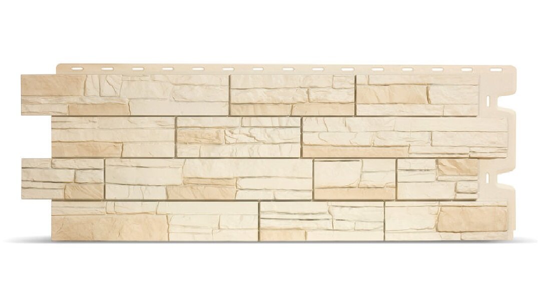 Docke Stein Янтарный (7 уп. / 30,8 м2 / 70 шт.) 1098х400 мм, фасадные панели Деке