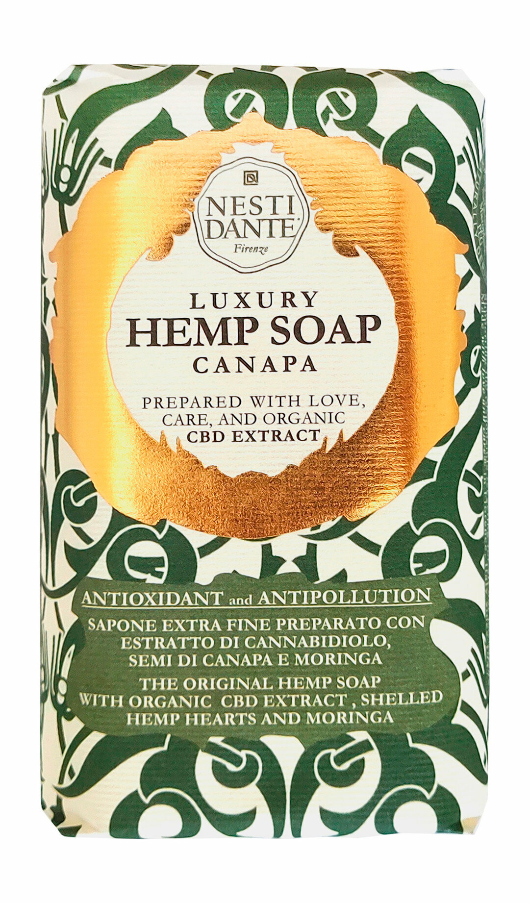 Мыло Nesti Dante ANNIVERSARY Роскошное конопляное / Luxury hemp soap 250 г