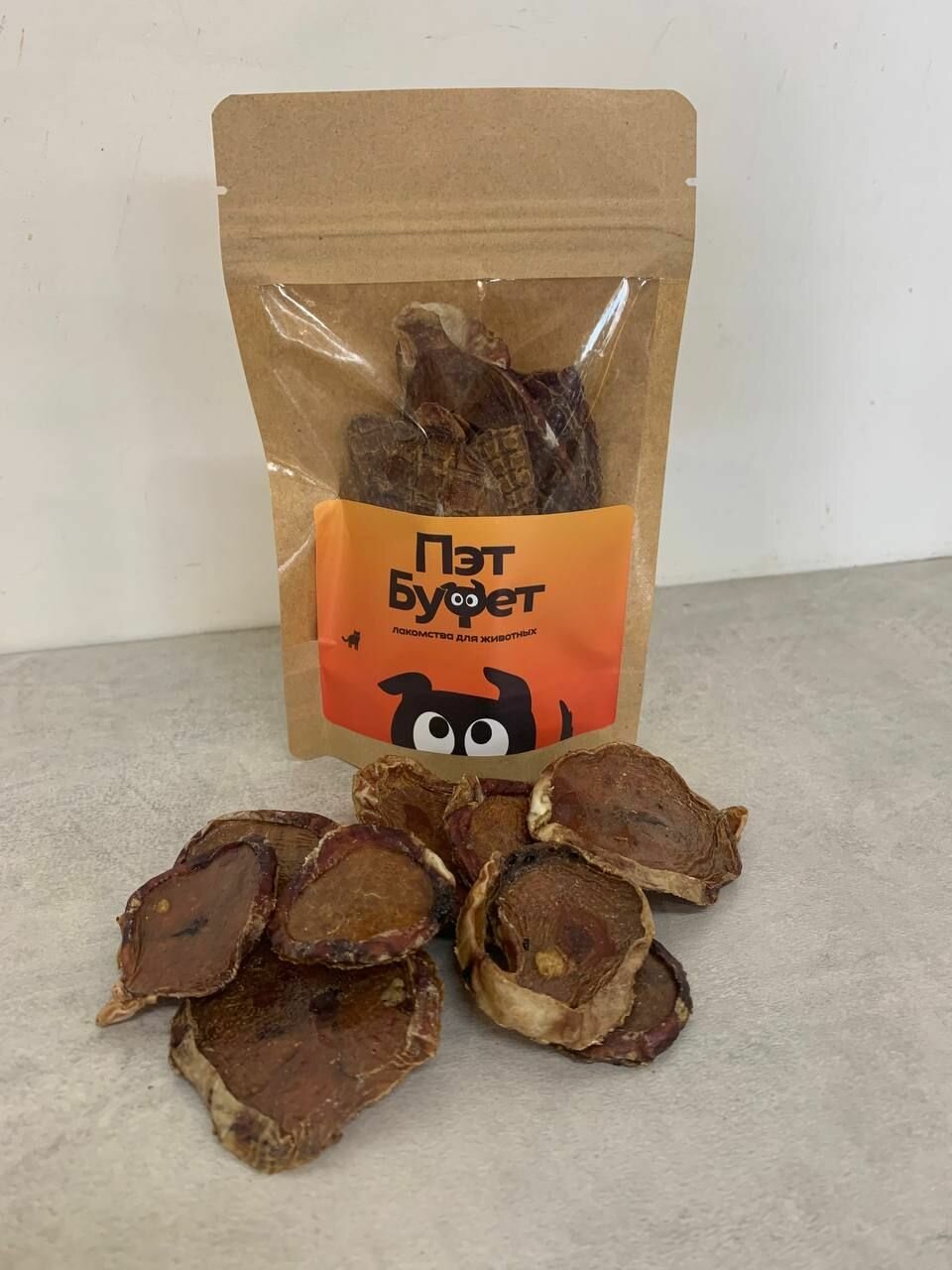 Семенники говяжьи для собак 50гр, слайсы. Пэт Буфет