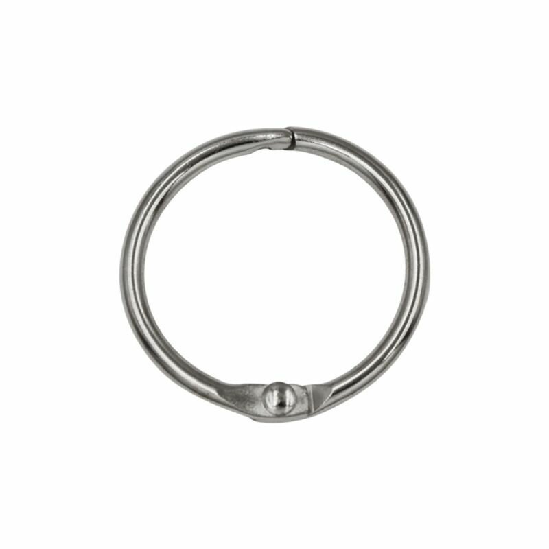 Подставка для ручек, карандашей, Металлические скрепки для активных блокнотов и записных книжек - 2.5 умножить на 25 мм - активные скрепки, 10 штук