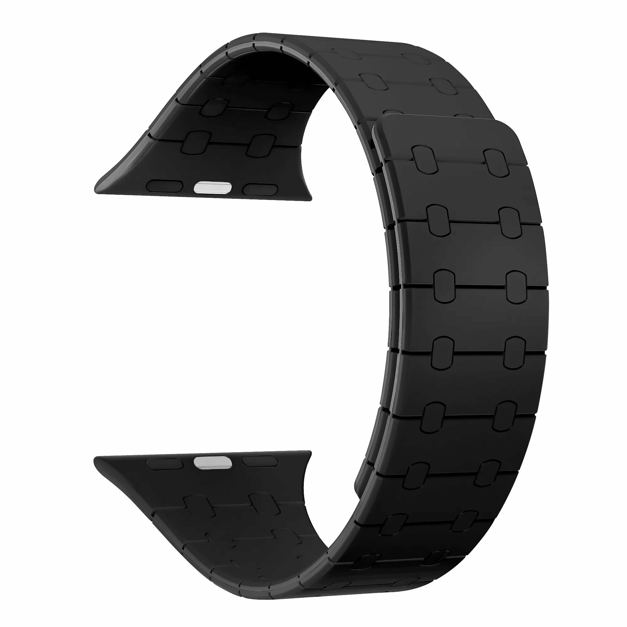 Силиконовый магнитный ремешок для Apple Watch CAOWTAN