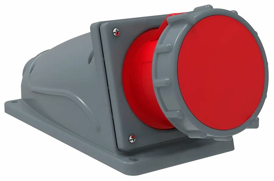 Розетка стационарная ССИ-134 63А-6ч/380-415В 3Р+РЕ IP67 MAGNUM IEK PSN12-063-4