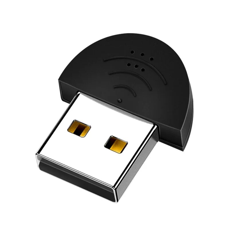 Портативный мини-USB-микрофон, аудиоадаптер, USB-драйвер для прямого подключения для ПК, ноутбука, конденсаторный микрофон для записи, сверхширокий