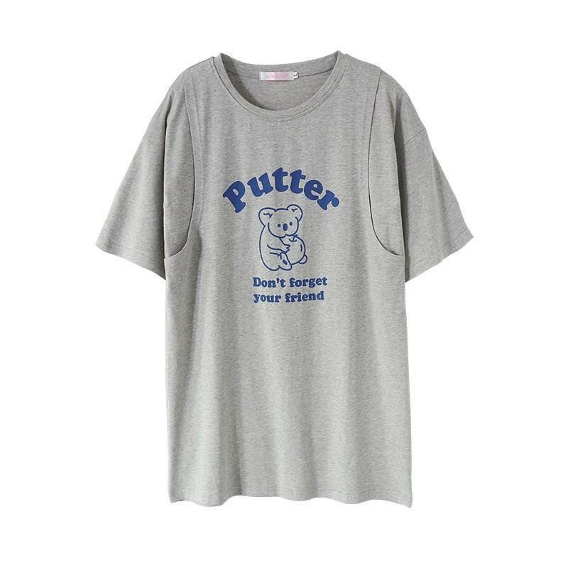 Футболка для кормящих мам