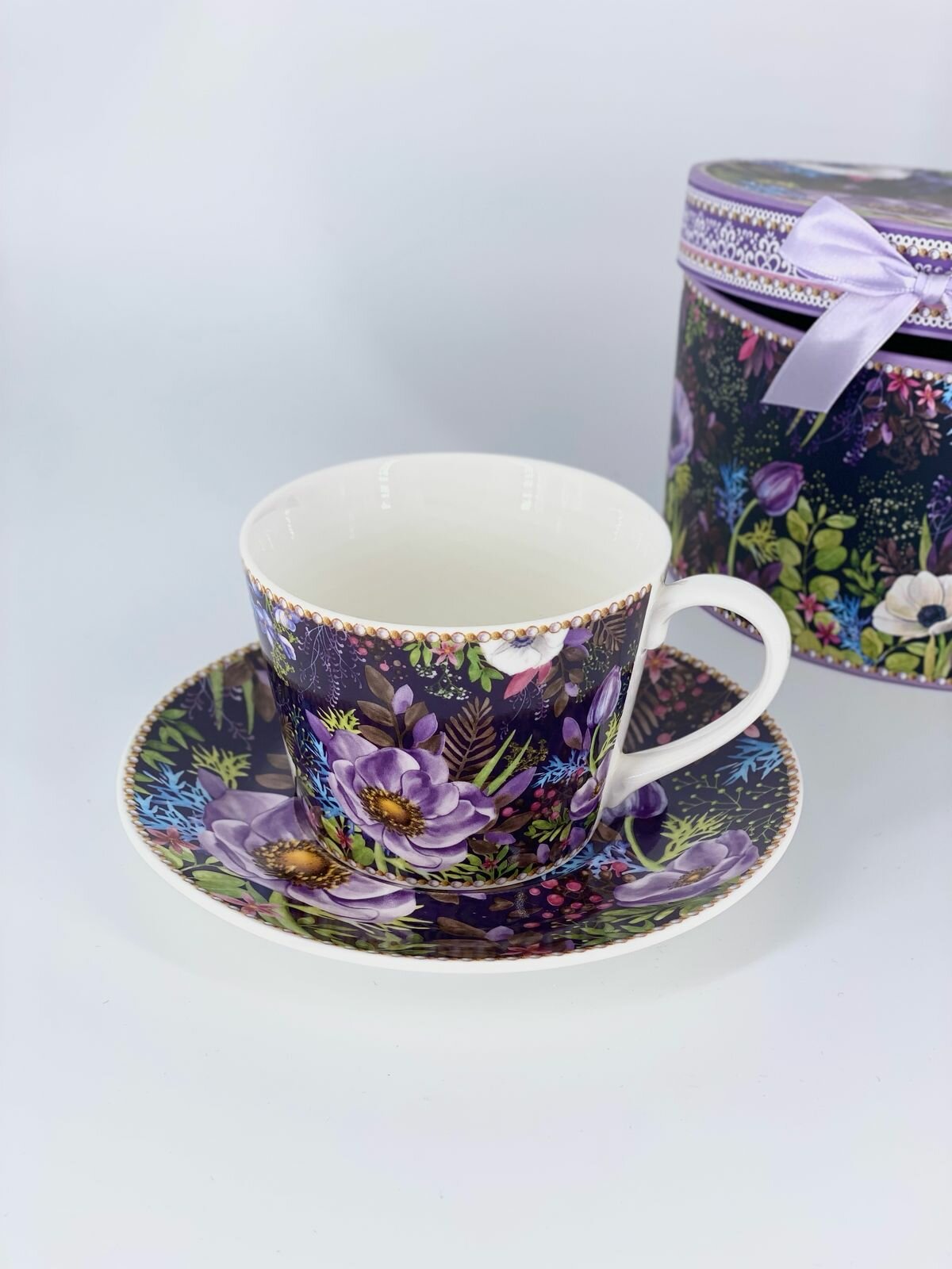 Чайная пара Ночной блюз 180мл (керамика) ТОиТО