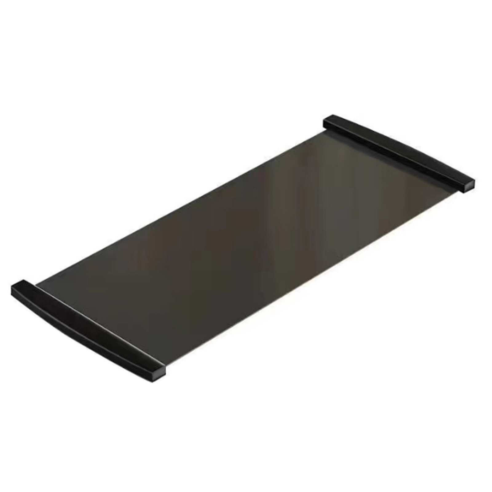 Противоскользящая доска-скользящий коврик, утолщенный, для балансировки, тренировок и фитнеса, для дома, с чехлами для обуви и инструкцией, 200x50 см, черный.